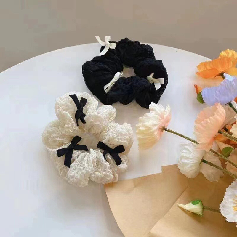 Simplicity Trend Bowknot Large Intestine Hair Rope Versatile Hair ...