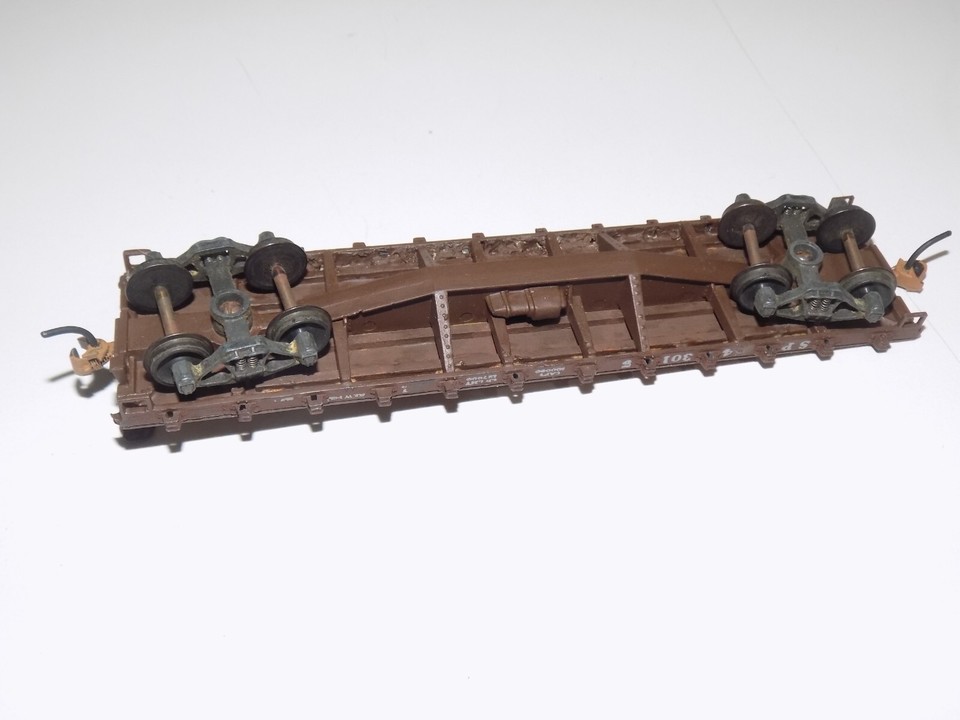 Ulrich Model Kit Built HO Trains SP Southern Pacific Flat Car Kit #110 ...