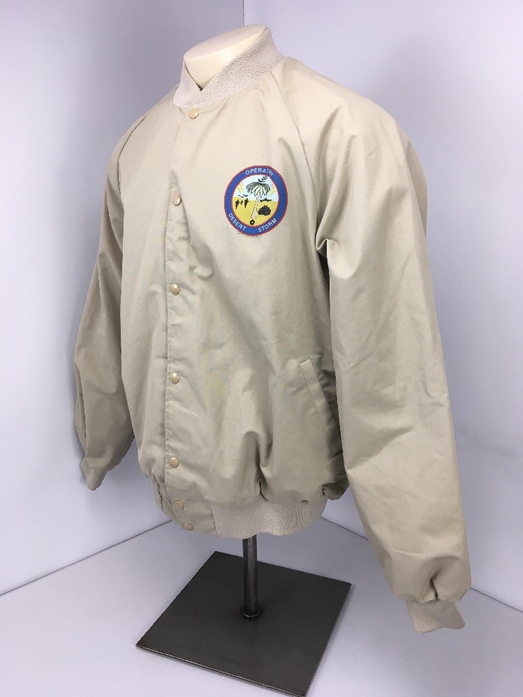 VTG 90s Operation Desert Storm Military Bomber Jacket… - Gem