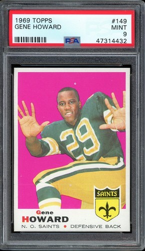 1969 Topps Football #149 Gene Howard PSA 9 | eBay
