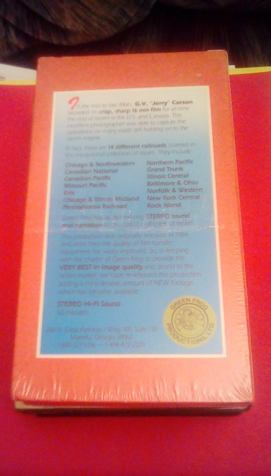 Green Frog - Steam In The 50's VHS train locomotive railroad ...