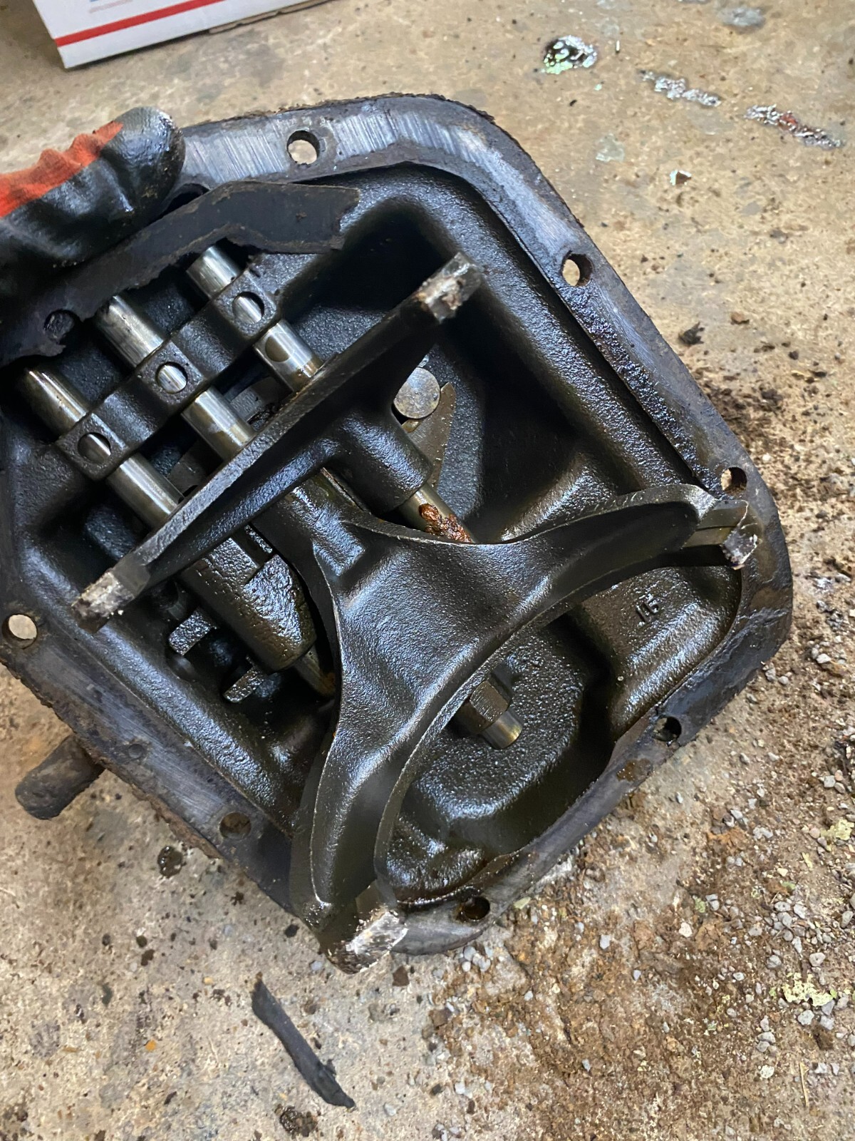 1940s 50s 60s? GM MUNCIE Transmission SM420 top shift cover shifter ...