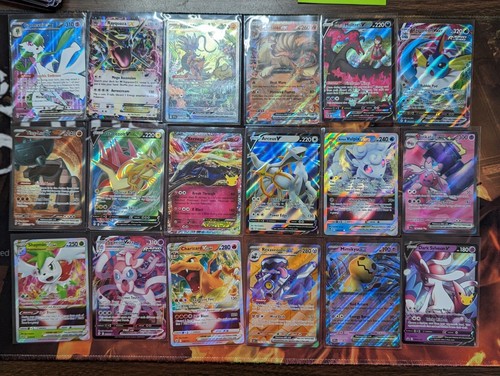 Pokemon 100 Card Lot Official Cards + Ultra Rare, EX, GX, V, Vstar, or ...