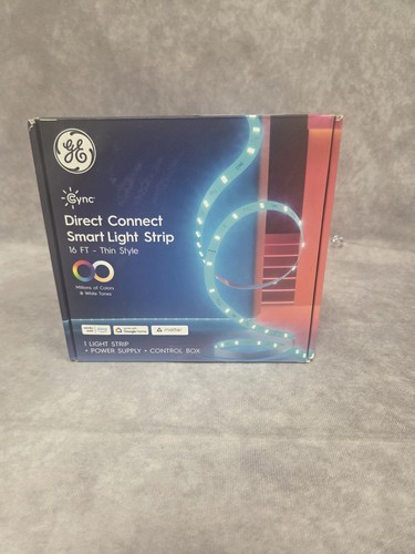 GE Cync Direct Connect Smart Light Strip 16 Ft - Thin Style - With ...