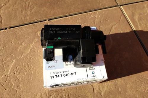 BMW OEM 10-11 760Li Turbocharger Turbo-Pressure Regulator 11747626351 ...