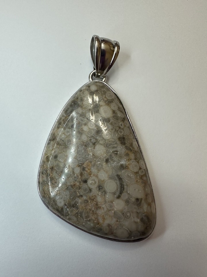 Charoite Triangular, Stone Pendant, S.S 925 | eBay