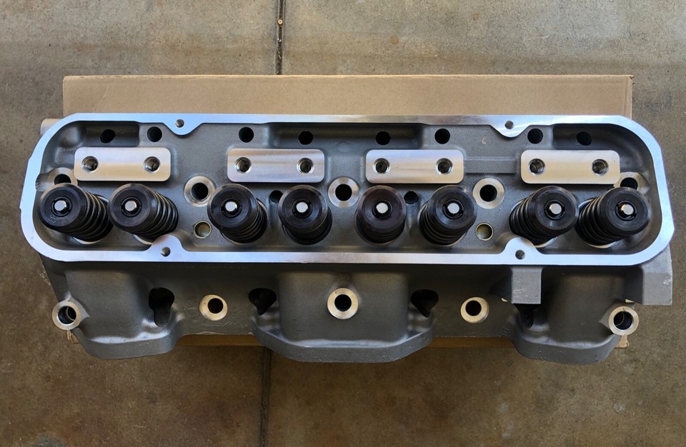 Aluminum Pontiac 400 455 215cc 72cc Ram Air IV Assembled Heads ...