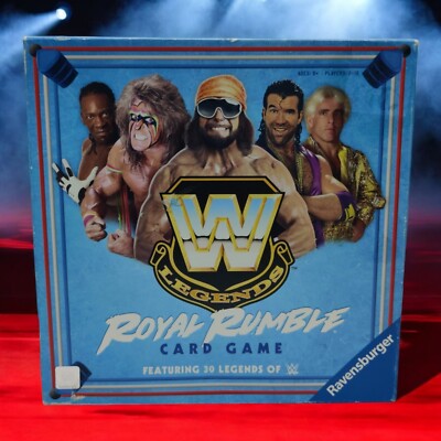 WWE WWF Wrestling Legends Royal Rumble Card Game Ravensburger 2-10 ...