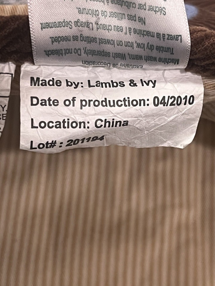 Jungle Theme Crib Comforter Bedtime Originals Lambs and Ivy Lion ...