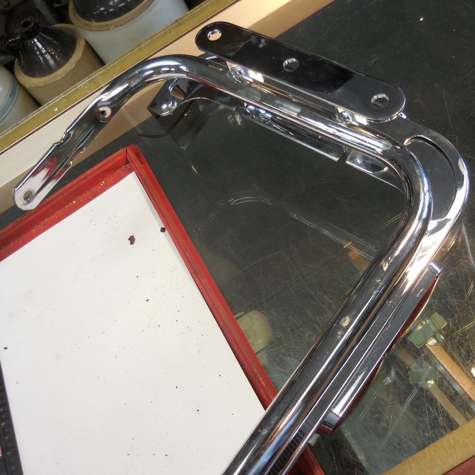 Harley Saddlebag Guard Rails Panhead Shovelhead-- DRAG SPECIALTIES ...