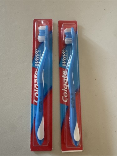 VTG Colgate WAVE 54 Toothbrush Full Head Soft Twisted Scrubbing 2006 ...