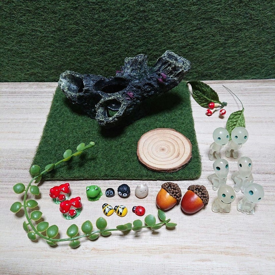Kodama Forest Spirit Figure, Studio Ghibli, Used, Aquarium Decor, | eBay