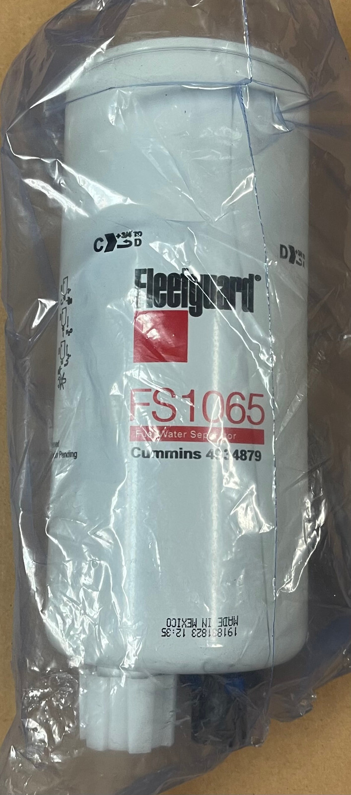 FLEETGUARD FS1065 - Fuel filter cross reference