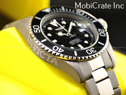 Invicta Men's 45mm SOLID TITANIUM Pro Diver AUTOMATIC NH35A 200m Watch ...