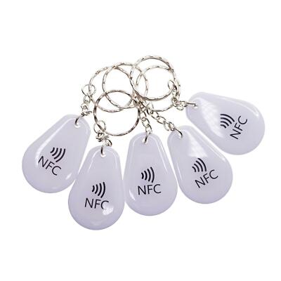 NFC Hang Tag Key Chain Ring Fob NTAG213 for Android Samsung Sony LG HTC ...