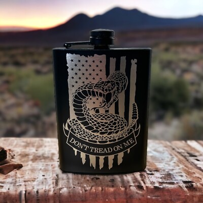Don't Tread on me 8 oz Flask | eBay