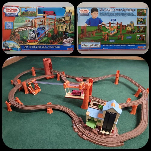 Thomas & Friends Zip Zoom & Logging Adventure Complete Track + 2 ...