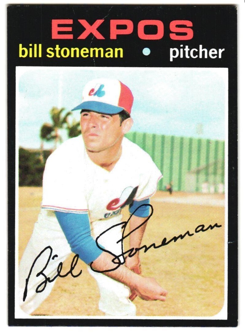 1971 Topps Baseball #266 Bill Stoneman Montreal Expos - EX/MT | eBay