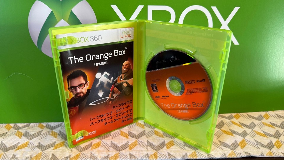 The Orange Box Xbox 360 Japanese Import Half-Life Portal Team Fortress ...