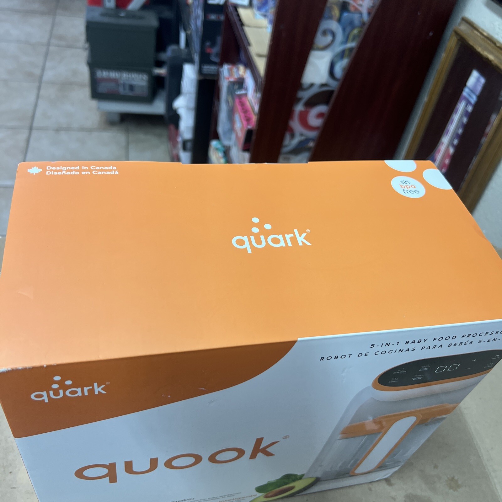 Quark Quook 5-in-1 Baby Food Processor Steamer BottleWarmerSterilizer ...