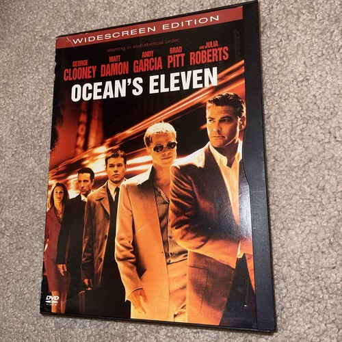 Ocean's Eleven (DVD, 2002, Widescreen) George Clooney, Brad Pitt ...
