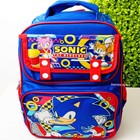 Sonic The Hedgehog Large Backpack 15" Travel Bag Book Bag Tails Amy New ...