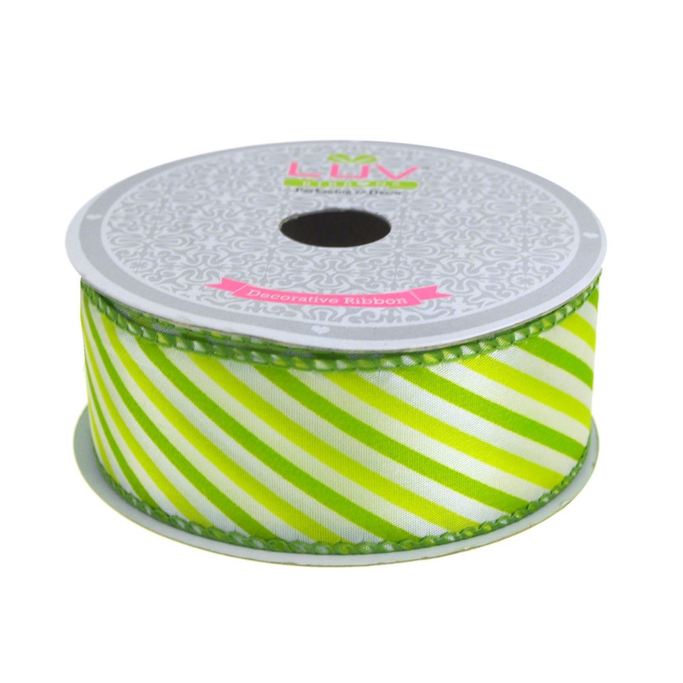 Candy Summer Striped Polyester Ribbon, 1-1/2-inch, 10-yard | eBay