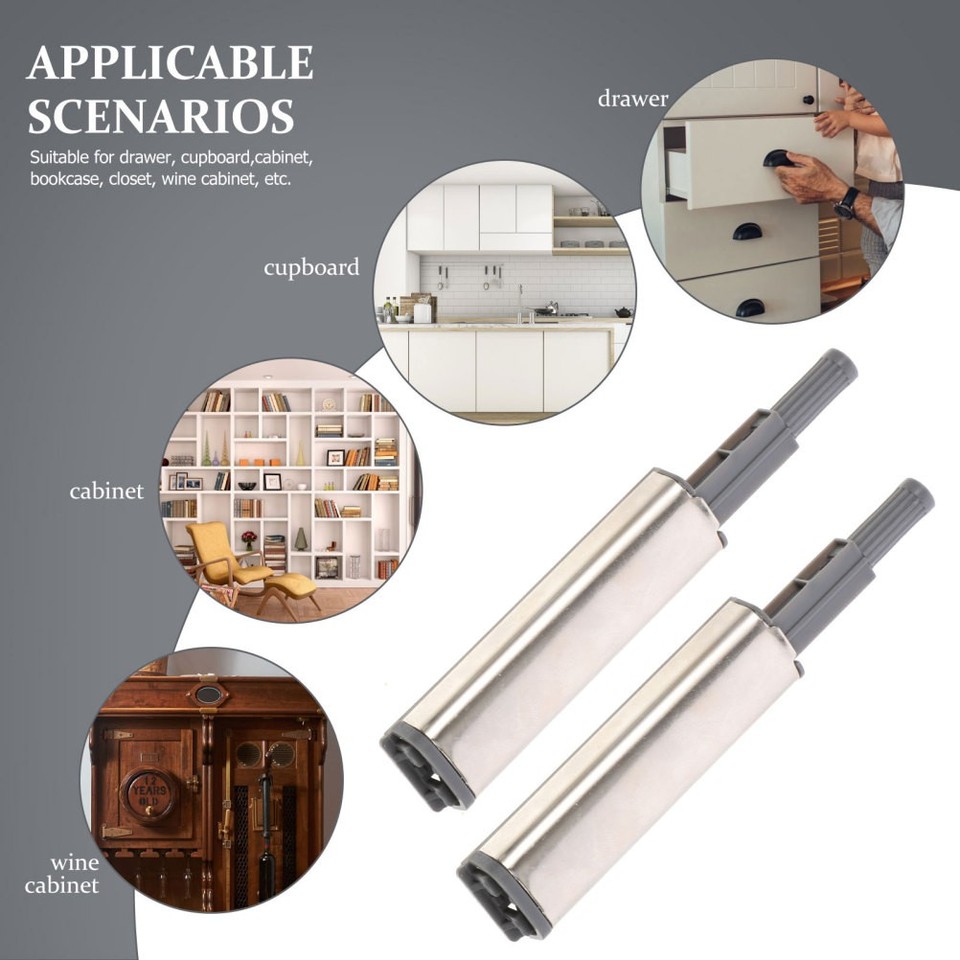 Hidden Door Latch 4pcs Push To Open Cabinet Latch For Home Use | eBay ...