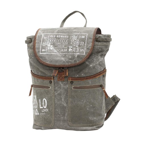 Old Howard Upcycled Canvas Backpack S-0829 819699020660| eBay