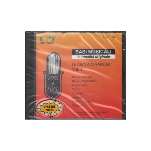 Basi Musique CD Gianna Nannini Vol. 1 / Polygram 170 889-2 Haute Marea Scellé 3259117088921 | eBay