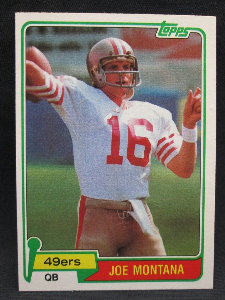 1981 Topps Football Complete Set Joe Montana Art Monk Rookies HIGH ...