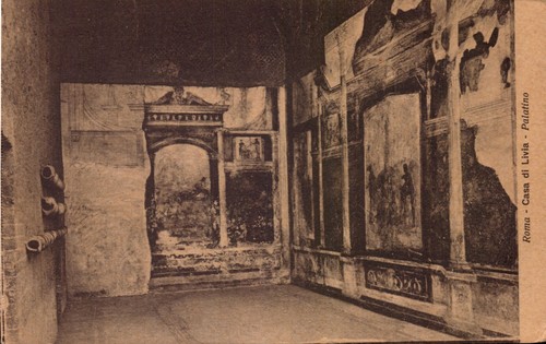 Vintage Postcard Roma Casa di Livia Palatino Rome Italy | eBay