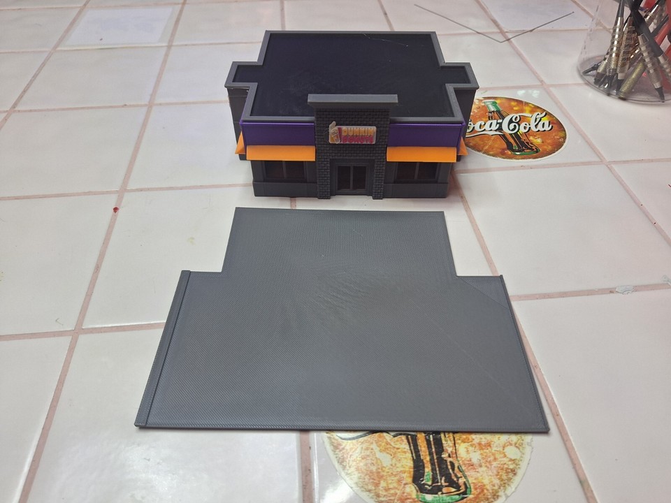 Ho Scale Dunkin Doughnuts Building Ho Scale Model Train Assembled | eBay