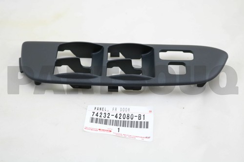 7423242080B1 Genuine Toyota PANEL, FRONT ARMREST BASE, UPPER LH 74232 ...