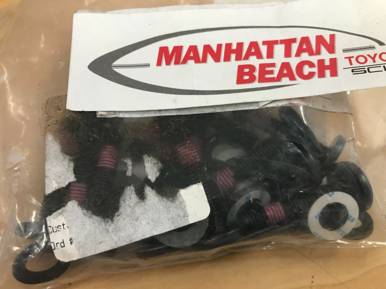 07-14 FJ CRUISER ROOF RACK HARDWARE KIT BOLTS AND WASHERS PT278-35130 ...