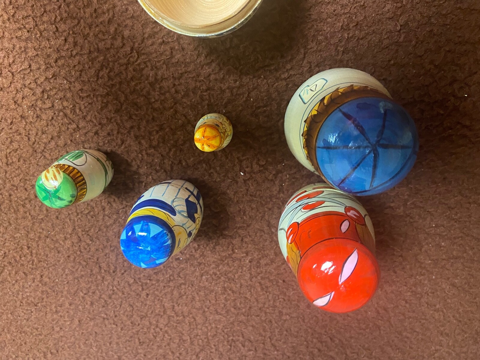 Baseball Vintage Wooden Nesting Set of 5 | eBay
