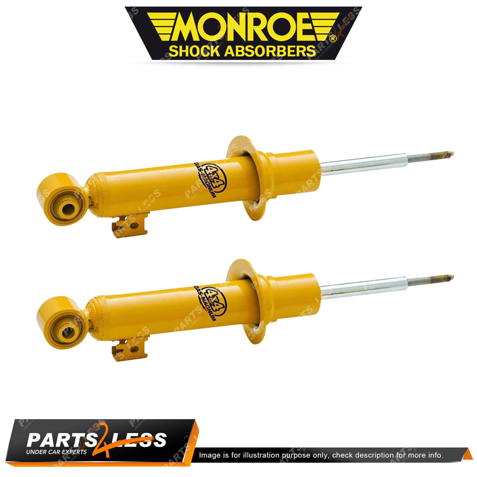 Pair Front Monroe Gas Magnum TDT Shock Absorbers 36-0886 Brand New ...