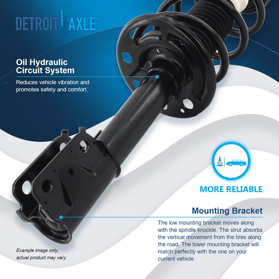 FWD Pair Front Struts with Coil Spring Assembly for 2011 2012 2013 Ford ...