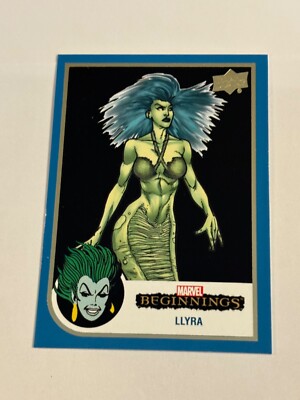 2022 UD Marvel Beginnings Base Blue Border #50 Llyra | eBay