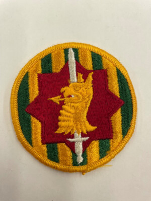 US Army 89th Military Police Brigade Patch Original, Merrowed edge | eBay