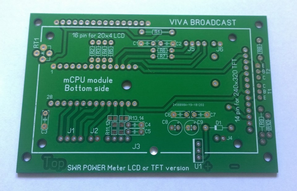SWR Power meter Universal LCD or TFT HF PCBs protection - LDMOS mosfet ...