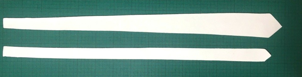 Neck tie lining / interlining / interfacing / canvas, for normal and ...