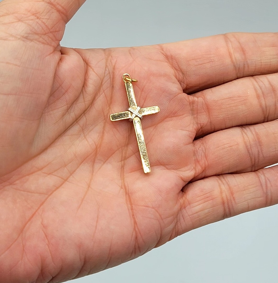 Vtg Cross Pendant 14K Gold Filled PPC Princess Pride Creations Jewelry ...