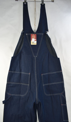 New Red Kap Bib Overalls Carpenter Classic Fit Blue Jean Denim Mens ...