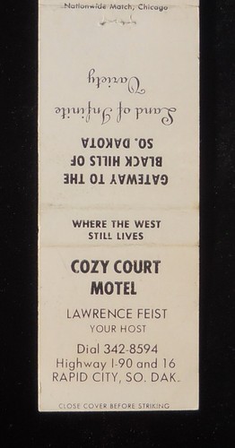 1960s Cozy Court Motel Where the West Still Lives Lawrence Feist Rapid ...