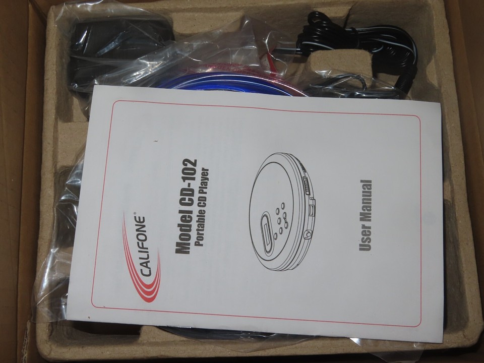 Califone CD-102 - Personal CD Player w/ Original Box & Manual - NEW in ...