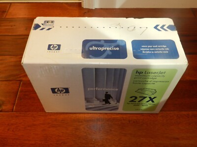 Genuine HP 27X High-Yield Black Toner Cartridge (C4127X) - New Sealed ...