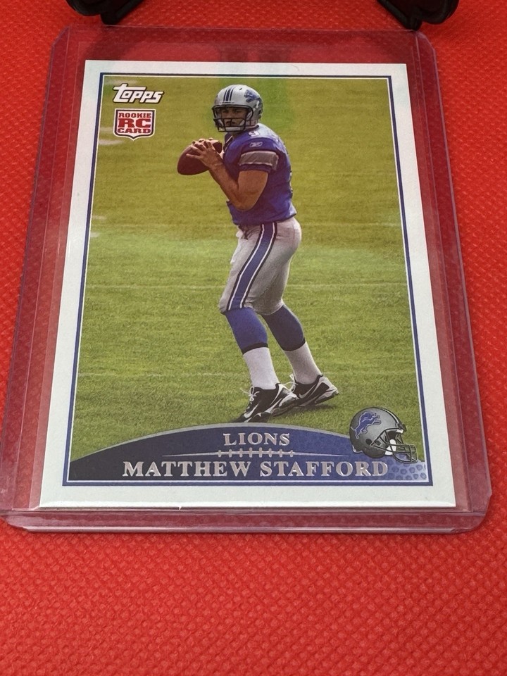 Matthew Stafford 2009 Topps Rookie #430 Two Hands (RC) Rare Variation 🔥 ...