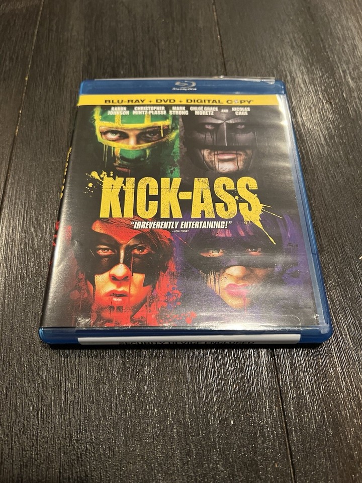 New Sealed Kick-Ass (Blu-ray DVD, 2010) W/ Slipcover Best Buy ...