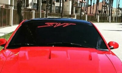 Svt windshield banner Decal Sticker Terminator cobra Custom Font | eBay